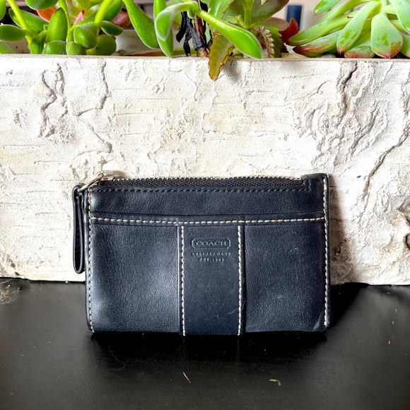 Coach | Bags | Coach Leather Coincard Walletpurse | Poshmark